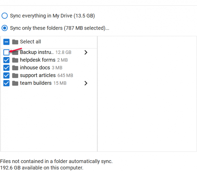 Setting up Google Drive Backup & Sync | Technology Support Services
